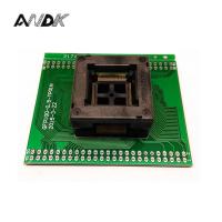 China TQFP100 FQFP100 QFP100 to DIP100 Programming Socket OTQ-100-0.5-09 Pitch 0.5mm IC Body Size 14x14mm Test Socket for sale
