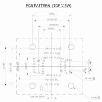 China QFP48 TQFP48 LQFP48 Open top Pitch 0.5mm Programmer Socket FPQ-48-0.5-06 Test Flash Adapter Conversion Block for sale