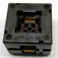 China QFP48 TQFP48 LQFP48 Open top Pitch 0.5mm Programmer Socket FPQ-48-0.5-06 Test Flash Adapter Conversion Block for sale