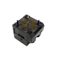 China QFN44 Burn-in Socket Pin Pitch 0.5mm IC Body Size 7x7mm IC550-0444-010-G Clamshell Flash Test Socket Adapter for sale