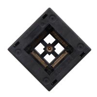 China Qfp80 Socket High Temperature Aging Resistant Seat Size 12 × 12mm Programming Adapter 0.5 Spacing for sale