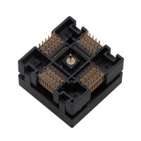 China Qfp64 Socket Aging Socket Size 10 × 10mm Burn In Socket 0.5 Spacing Test Socket Programming Adapter for sale