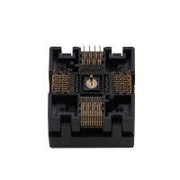 China Qfp48 Ic Socket With Grounding Structure Aging Test Socket Programmer Adapter Socket 0.5mm Spacing Chip Body Size 7 × 7m for sale