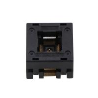 China Qfp48 Ic Socket With Grounding Structure Aging Test Socket Programmer Adapter Socket 0.5mm Spacing Chip Body Size 7 × 7m for sale