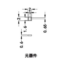 China Dfn6 Flip Spring Aging Seat Spacing 0.65mm High Temperature Aging Resistant Fixture Socket Burning Chip Size 2 × 2mm for sale