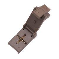 China Dfn6 Flip Spring Aging Seat Spacing 0.65mm High Temperature Aging Resistant Fixture Socket Burning Chip Size 2 × 2mm for sale