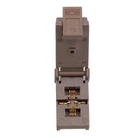 China Dfn8 Qfn8 Run-in Socket With Ground Spacing Of 0.5mm Chip Size 3 × 3mm Programmer Adapter Socket for sale