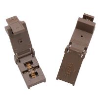 China Dfn8 Qfn8 Run-in Socket With Ground Spacing Of 0.5mm Chip Size 3 × 3mm Programmer Adapter Socket for sale