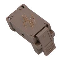 China Dfn8 Qfn8 Run-in Socket With Ground Spacing Of 0.5mm Chip Size 3 × 3mm Programmer Adapter Socket for sale