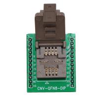 China Qfn8 Dfn8 Burner Programmer Adapter Dfn Package Ic Socket Pin Spacing 2.0mm Chip Size 8 * 8mm for sale