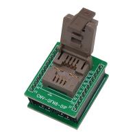 China Qfn8 Dfn8 Burner Programmer Adapter Dfn Package Ic Socket Pin Spacing 2.0mm Chip Size 8 * 8mm for sale