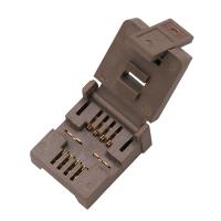 China Dfn8 Ic Socket Programmer Adapter Qfn Dfn Package Pin Spacing 2.0mm Chip Size 8 * 8mm for sale