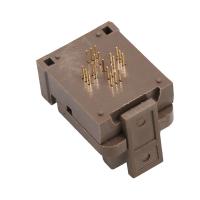 China Qfn20 Aging Seat High Temperature Resistance Test Seat Chip Fixture Dfn20 Socket Spacing 0.5mm for sale
