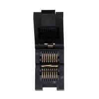 China Sop16/esop16 Flip Type Aging Test Stand Gold Plated Burn Stand Pin Spacing 1.27mm Chip Width 3.9mm for sale