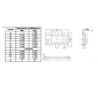 China Sop16/esop16 Flip Type Aging Test Stand Gold Plated Burn Stand Pin Spacing 1.27mm Chip Width 3.9mm for sale