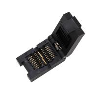 China Sop16/esop16 Flip Type Aging Test Stand Gold Plated Burn Stand Pin Spacing 1.27mm Chip Width 3.9mm for sale
