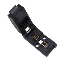 China Sop8-1.27 Flip Cover Shrapnel Aging Seat Spacing 1.27mm Chip Socket Burning And Programming Fixture for sale