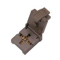 China Qfn28 Aging Seat With Grounding And High Temperature Resistance Test Fixture Qfn Aging Socket Spacing 0.5mm Chip Size 4 for sale