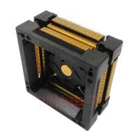 China QFP176 Flip-Top Aging Socket, 0.5mm Pitch, 125°C High Temp, Chip Body 24X24mm (Excl Pins), 26X26mm (Incl Pins) for sale