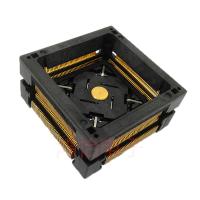 China QFP176 Flip-Top Aging Socket, 0.5mm Pitch, 125°C High Temp, Chip Body 24X24mm (Excl Pins), 26X26mm (Incl Pins) for sale