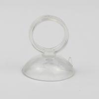 China 30mm Transparent Plastic Vacuum Cup , Dia18mm Pull Ring Small Vacuum Cups for sale
