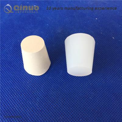 China Shanghai Qinuo Manufacture Rubber Stoppers Bungs white for Test Tubes / Bottles / Flasks Laboratory Lab for sale
