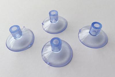 China Pvc Gun / Bow / Arrow Flag Holder , Vertical Hole 35mm Suction Cups for sale