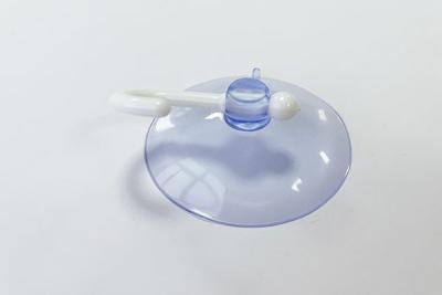China Heavy Duty Panel Suction Cup , Pvc Plastic 50mm Suction Cup With Hooks for sale