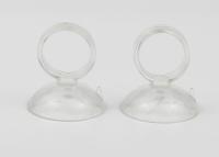 China clear color ring shape plastic PVC 30 mm suction cup for sale