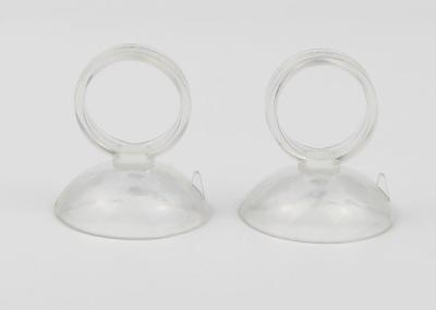 China clear color ring shape plastic PVC 30 mm suction cup for sale