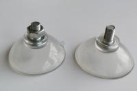China QNSC-S40/6 M6 screw 10 mm length PVC plastic suction cup with screw / nut for sale