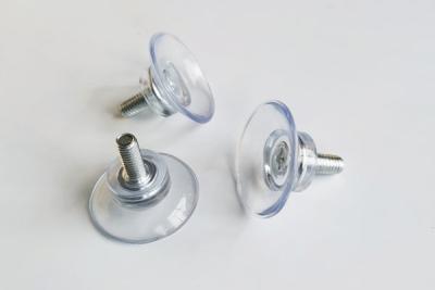 China QNSC-S32/6 M6 screw 15 mm length PVC plastic suction cup with screw / nut for sale