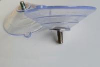 China QNSC-S60/5L longer 10 mm screw length , PVC plastic suction cup with screw / nut for sale