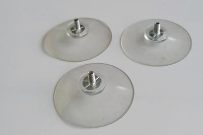 China QNSC-S52/4 8 mm screw length , PVC plastic suction cup with screw / nut for sale