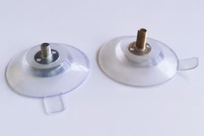 China QNSC-S43/5, 6 mm screw length , PVC plastic suction cup with screw / nut for sale