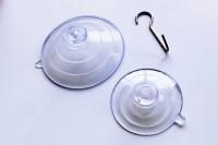 China Clear large high duty reusable 45 mm 60 mm PVC mushroom head replacement plastic suction cup for sale