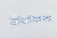 China glass window hanging 20,25,30,35 mm 2 sided PVC plastic double side suction cup for sale