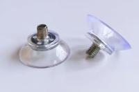 China QNSC-S25/5 25 mm diameter M5 PVC plastic suction cup with screw /nut for sale