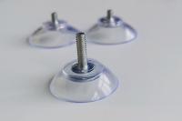 China QNSC-S35/4L longer 10 mm screw length PVC plastic suction cup with screw /nut for sale