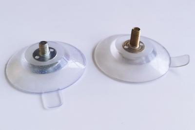 China QNSC-S43/5, 6 mm screw length , PVC plastic suction cup with screw / nut for sale