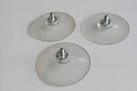 China QNSC-S52/4 8 mm screw length , PVC plastic suction cup with screw / nut for sale