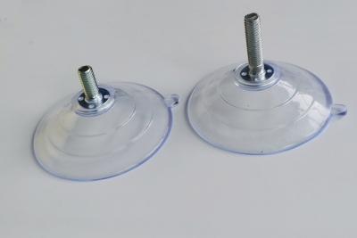 China QNSC-S60/6A M6 screw - 14 mm length , PVC plastic suction cup with screw / nut for sale