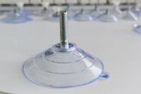 China QNSC-S60/6B M6 screw longer 24mm length PVC plastic suction cup with screw / nut for sale