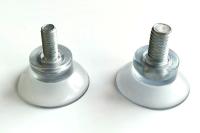 China QNSC-S32/8 M8 screw 15 mm length PVC plastic suction cup with screw / nut for sale