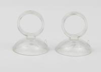 China For pipe fixin and stick on glass clear color ring shape plastic PVC 30 mm suction cup for sale