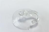 China SHQN H60 factory price 60mm PVC suction cups with clear plastic hook for sale
