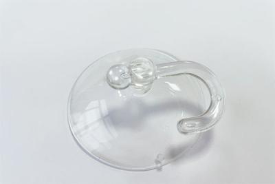 China SHQN H60 factory price 60mm PVC suction cups with clear plastic hook for sale