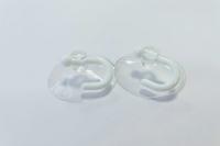 China SHQN H40 ODM/OEM 40mm plastic suction cups with hole/white color hook for sale