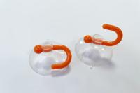 China SHQN H35 ODM/OEM Custom color 35mm suction cups with plastic hook for sale