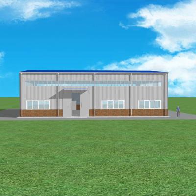 China 25m*20m Prefabricated Industry Steel Structure Workshop Processing Plant for sale